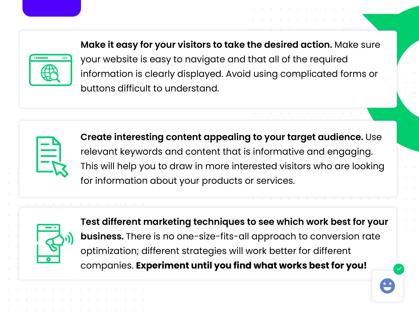 10 effective tips to increase your conversion rate